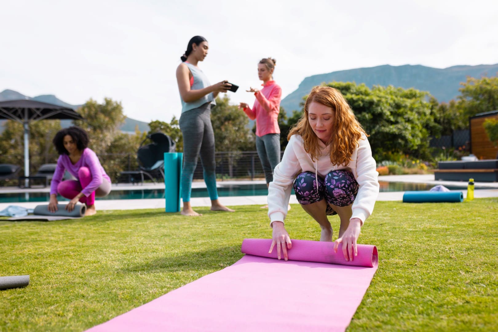 Outdoor Pilates Mat Class: Centerreach NY or Book Your Own